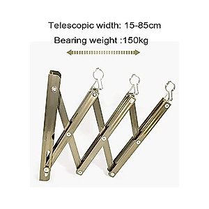 XMCX Clothes Drying Racks Stainless Steel Airer Multifunction Retractable Wall-Mounted Drying Laundry Rack Clothes Hanger Hanging Towel Shelf Easy Storage