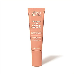 Urban Skin Rx Radiant & Bright Glowing Moisturizer, Lightweight Antioxidant-Rich Daily Skin Moisturizer | Hydrates and Brightens, with Collagen, Hyaluronic Acid, and Vitamins C & E, 1.7 oz