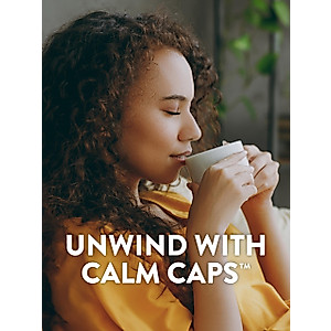 Nature's Truth Calm Caps | 90 Capsules | with Passion Flower and Chamomile | Non-GMO, Gluten Free Supplement