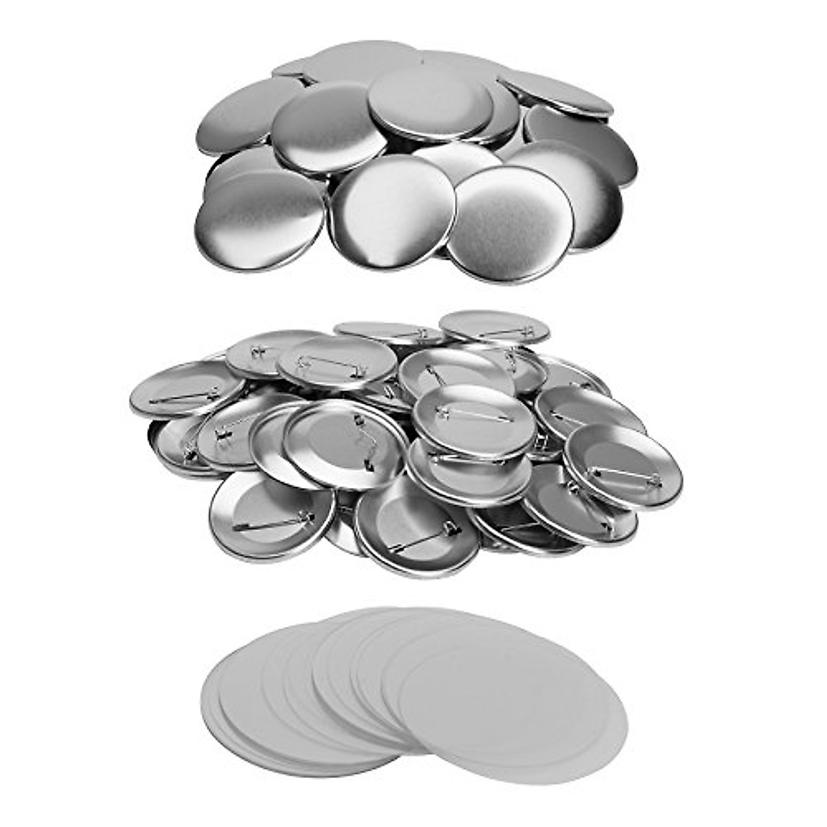 Neil 2.25 Inch Metal Button Parts - Pack of 500