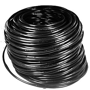 500'ft Drip Irrigation Line 1/4" Tubing Roll, 6" Emitter Spacing .52 GPH Black (.170 ID x 240 OD) (500' Foot Roll)