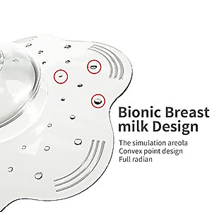 Ourobot breast shield Double Layer nipple protection cover anti bite breast patch breast shield assisted breast feeding nipple protection (Conventional white)