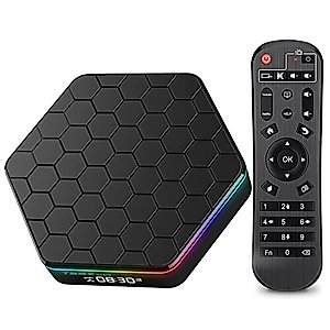 Android TV Box 12.0,Smart Android TV Box Allwinner H618 Quad-core CPU with 4GB RAM 32GB ROM Supports 2.4G/5.0GHz WiFi6 Ethernet 100M 3D 6K Ultra HD Bluetooth5.0 USB2.0 Mini Smart TV Box 2023