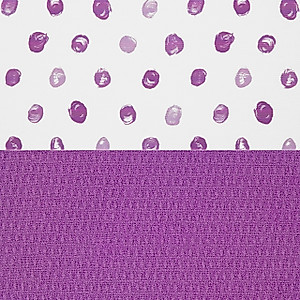 S&T INC. Absorbent, Reversible Microfiber Dish Drying Mat for Kitchen, 16 Inch x 18 Inch, Paint Dots