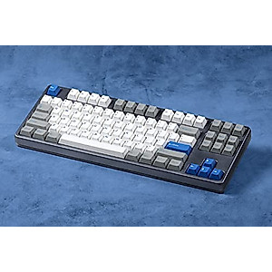 DROP DCX Camillo Keycap Set, Doubleshot ABS, Cherry MX Style Keyboard Compatible with 60%, 65%, 75%, TKL, WKL, Full-Size, 1800 layouts and More, White