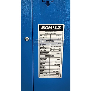 Schulz REFRIGERATED AIR Dryer for AIR Compressor, Compressed AIR Systems, 100 CFM, Good for 20HP & 25HP COMPRESSORS (Stand Alone Dryer)