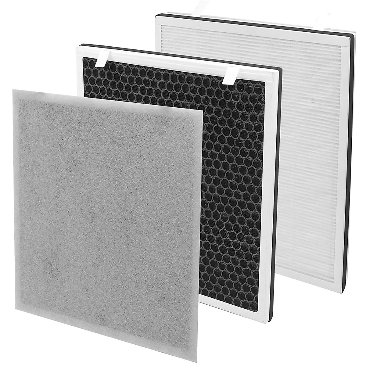 getalong 2 Pack Vital 100 True HEPA Replacement Filters Compatible for LEVOIT Vital 100,Vital 100-RF, Activated Carbon Filter