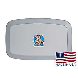 Koala Kare KB200-01 Horizontal Wall Mounted Baby Changing Station, Grey