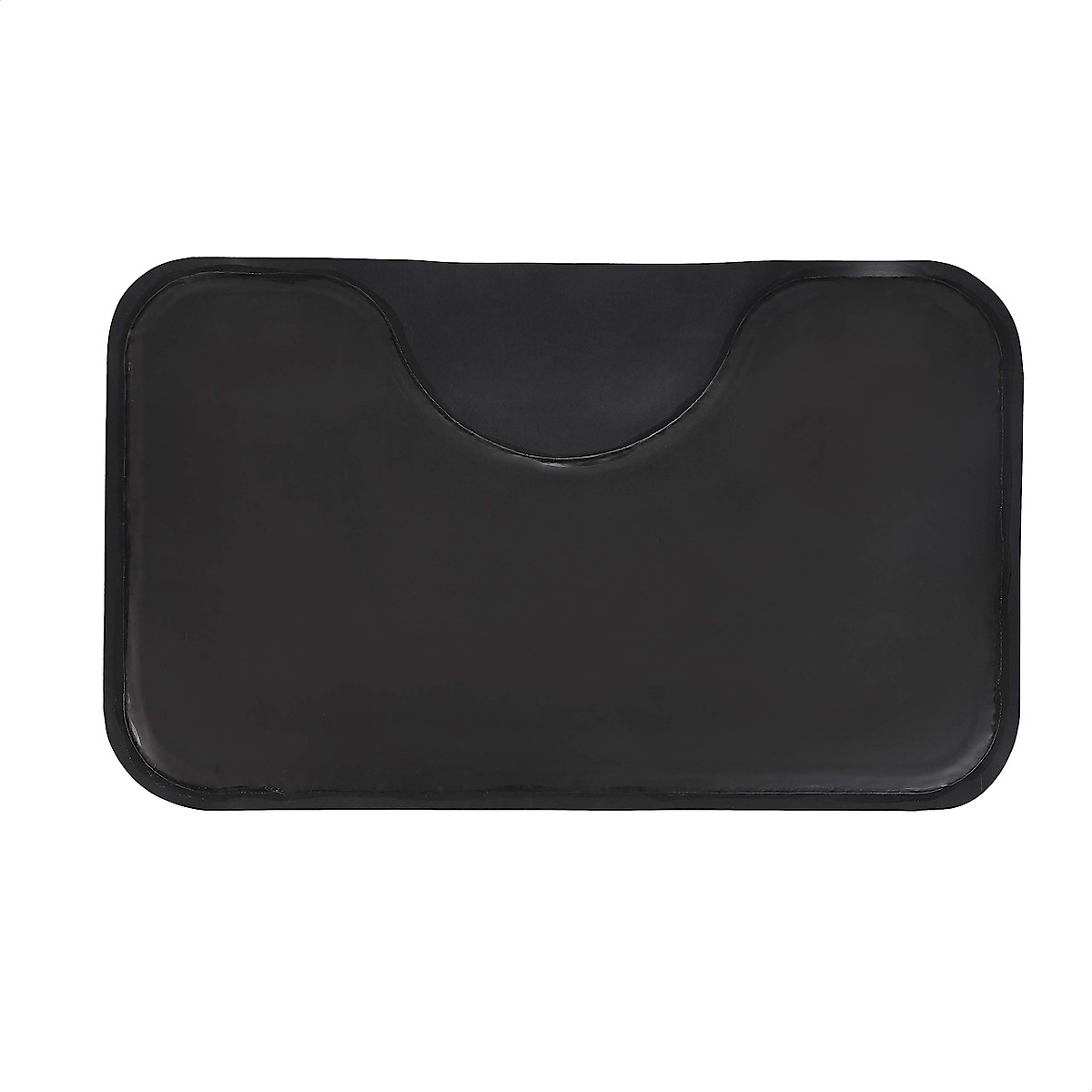 Amazon Basics 4 ft. x 4.5 ft. Salon & Barber Shop Chair Anti-Fatigue Mat - Black Hexagon - 7/8 in. Thick