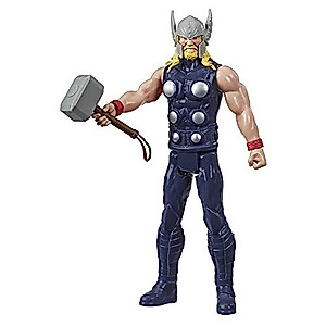 Avengers Marvel Titan Hero Series Blast Gear Thor Action Figure, 12" Toy, Inspired by The Marvel Universe, for Kids Ages 4 & Up