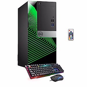 Dell Custom Built Tower Computer Desktop Intel Core i7-6700 Processor 3.40 GHz 16GB RAM 512GB SSD Windows 10 Pro Wi-Fi HDMI (Renewed)