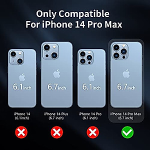 Sansunto for iPhone 14 Pro Max Case, Full Body Protection Heavy Duty Shockproof Military Grade 3 in 1 Silicone Rubber with Hard PC Rugged Durable Phone Cover for 14ProMax 6.7 Inch (GrayPink)