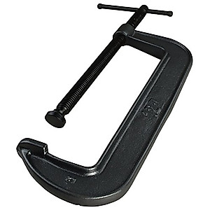 BESSEY 540-14 Ductile Alloy C-Clamp, 14 In. x 3 3/4 In. Throat Depth & 2,850 lb Clamping Force