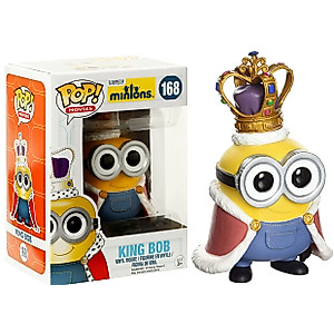 Funko POP Movies: Minions Figure, Minion King