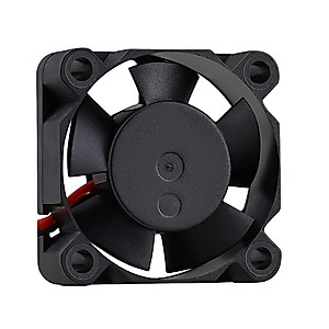 GDSTIME 30mm x 30mm x 10mm 1 inch Small 12V DC Brushless Cooling Fan 2-Pack