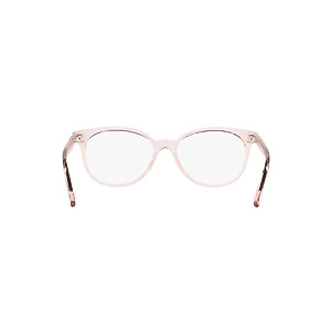 Coach HC6138U Universal Fit Prescription Eyewear Frames, Transparent Pink/Demo Lens, 52 mm