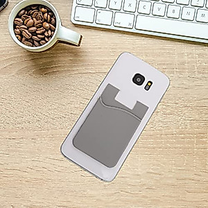 UKCOCO Phone Wallet Phone Wallet Phone Wallet Cell Phone Wallet 3pcs Single Layer Single Cards Bags Cards Cover Cards Purse Cards Covers Silicone Phone Wallet Cell Phone Wallet Card Holder Wallet