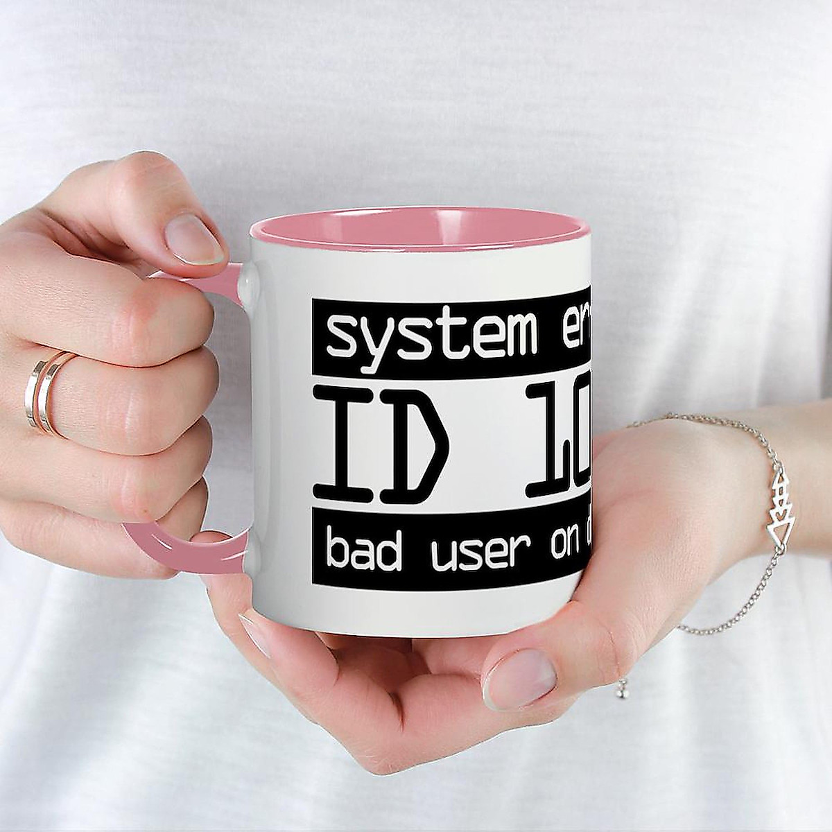 CafePress ID 10 T Mug Ceramic Coffee Mug, Tea Cup 11 oz