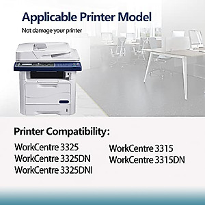 WorkCentre 3315 / 3325 Black High Capacity Toner Cartridge (1-Pack) - Doen Compatible 106R02311 Toner Cartridge Replacement for Xerox 3315 3315DN 3325 3325DN 3325DNI Printer