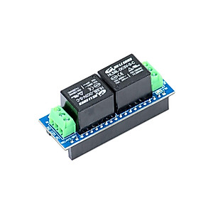 sb components Pico Dual Channel Relay HAT 2 Channel Relay Board for Raspberry Pi Pico