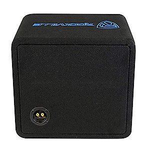 Rockville SK512 PACKAGE 12" 1400w Loaded K5 Car Subwoofer Enclosure+DB11 Amp, Black