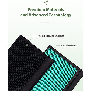 2-Pack Airmega 300 Filter Replacement for Coway 300/300S Air Purifiers, Replace Airmega Max2, 3111635