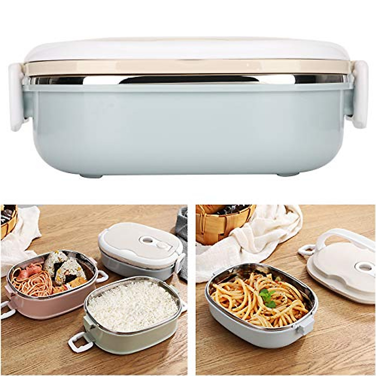 Thermal Lunch Box, Portable Bento Box, for Home School Travel Work(Single layer)