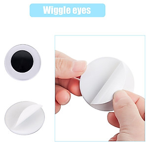 DECORA 2 Inch Wiggle Googly Eyes with Self Adhesive Set of 24