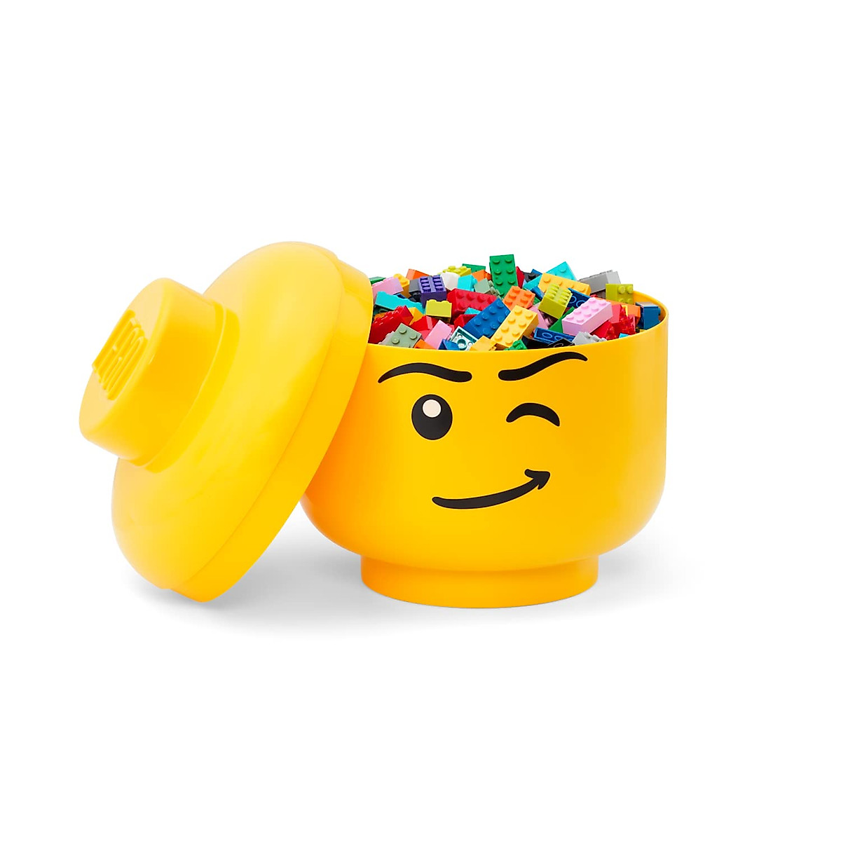 Room Copenhagen LEGO Storage Head, Large, Yellow