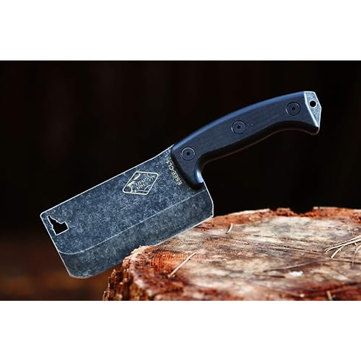 ESEE Knives Expat Knives Black G10 Handle Cleaver CL1