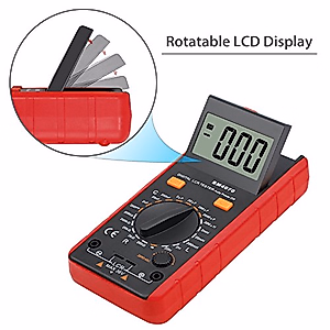 CAMWAY LCR Meter LCD Capacitance Inductance Resistance Tester Measuring Meter Self-Discharge pF nF μF with Overrange Display