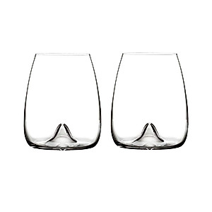 Waterford Elegance Stemless Wine Glass, Pair