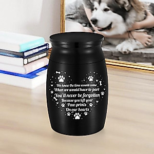 Small Urn for Pet Ashes 3 Inches Mini Urns for Dog Ashes Memorial Ashes Keepsake Urn for Ashes Aluminum Mini Urn for Ashes Cremation Urns for dog Ashes Holder
