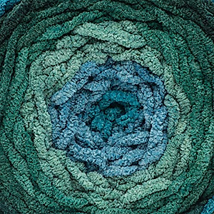 Bernat Blanket Ombre Ocean Teal Ombre Yarn - 2 Pack of 300g/10.5oz - Polyester - 6 Super Bulky - 220 Yards - Knitting/Crochet