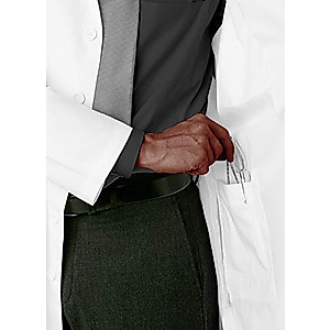 Adar Universal Unisex Lab Coats - Classic 39" Lab Coat - 803 - White - 34