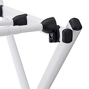 Deahun Mainstays Expandable Steel Laundry Drying Rack, White