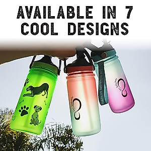 Live Infinitely 20oz Kids Water Bottle with Easy Sip Straw - Water Bottle is Dishwasher Safe & BPA Free Kids Water Bottle