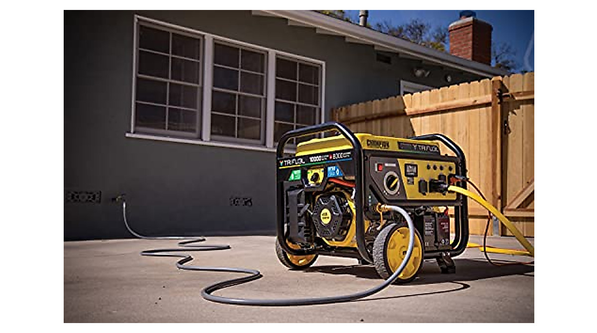 Champion 8000-Watt TRI Fuel Portable Generator