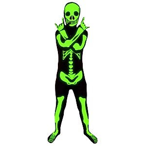 Morphsuits Skeleton Costume for Boys, Skeleton Costume Kids, Kids Skeleton Costume, Scary Halloween Costumes for Boys, Kids Skeleton Costume, Glow in the Dark Costumes