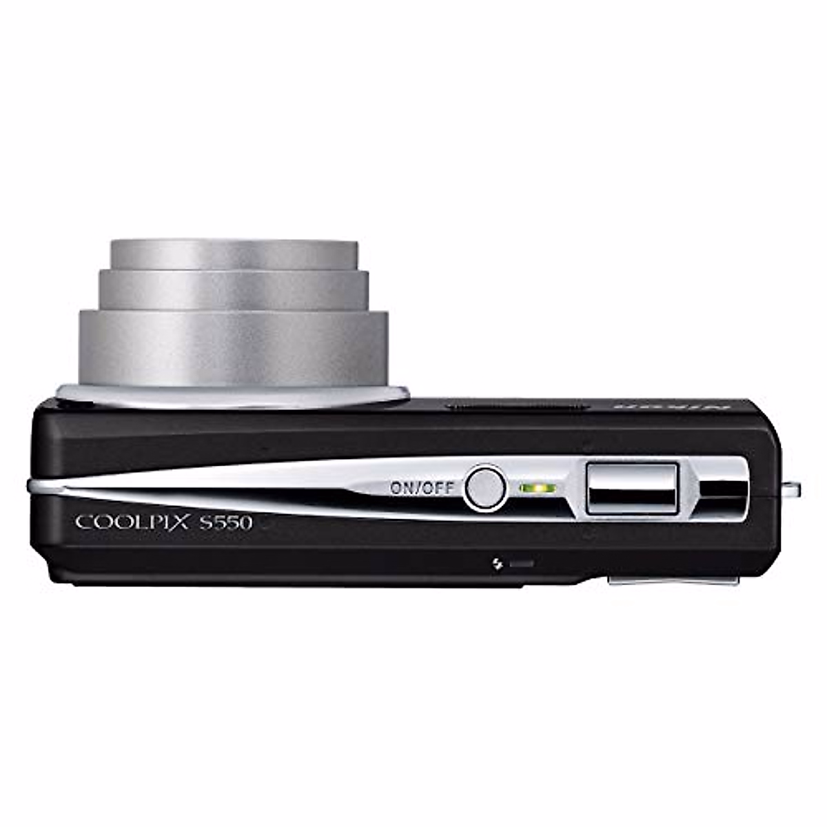 Nikon CoolPix S550 Black 10.0 MP 2.5" 230K LCD 5X Optical Zoom Digital Camera