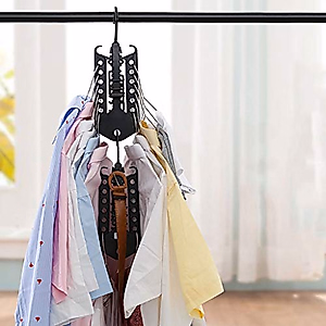Clothes Hangers/Coat Hangers 3 Pack Home Multi-Function Hanger Wardrobe Folding Storage Hanger Plastic Multi-Layer Telescopic Hanger Save Space Hangers