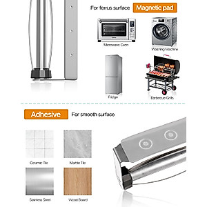 Magnetic Paper Towel Holder,Paper Towel Holder with Spray Bottle,Paper Towel Holder Under Cabinet with Strong Magnetic Backing and Self-Adhesive for Kitchen Refrigerator Grill RV