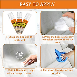 HORSEFISH TOOL All Purpose Cleaner, Car Foam Cleaner (2 Pack)