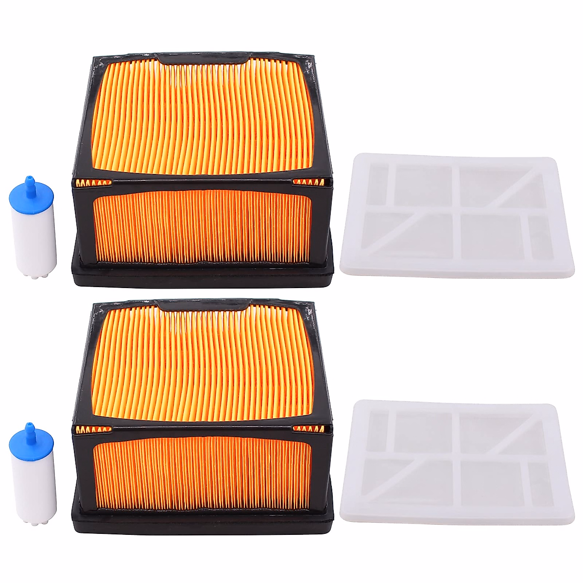 ApplianPar Air Filter and Fuel Filter for Husqvarna K760 K770 Concrete Cut Off Saw Power Cutter Replaces 525470601 574362302 525470602 Set of 2