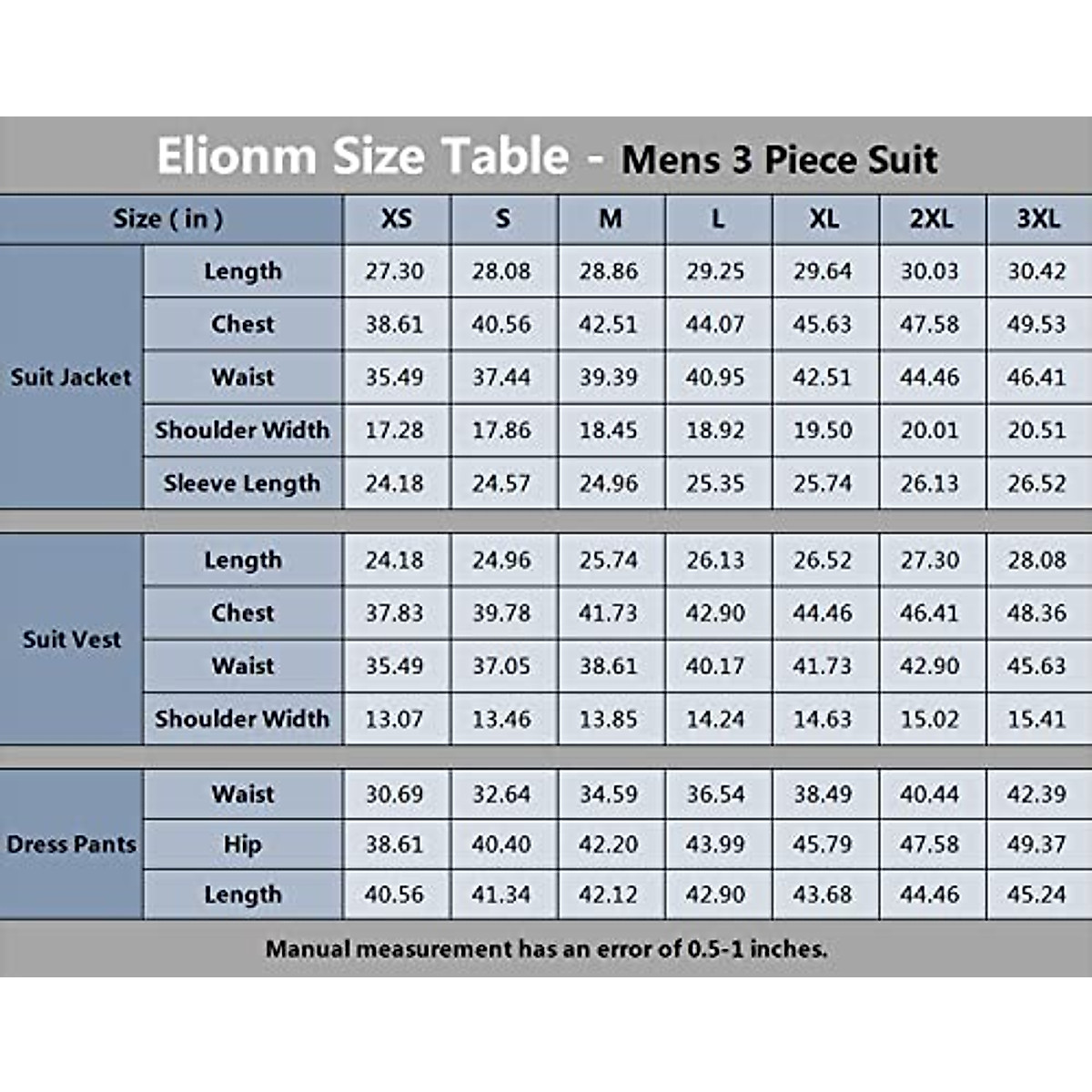 Mens Suit Slim Fit 3 Piece Gray Dress Wedding Tuxedo Pinstripe Suits for Mens Jacket Blazer Vest Pants,XXL