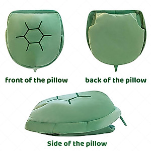 COGINQUS 51.2 in Giant Wearable Turtle Shell Pillow Adult-Big Wearable Turtle Plush,Funny Halloween Dress Up,Cuddly Body Pillow Christmas Turtle Gifts for Girls Boys