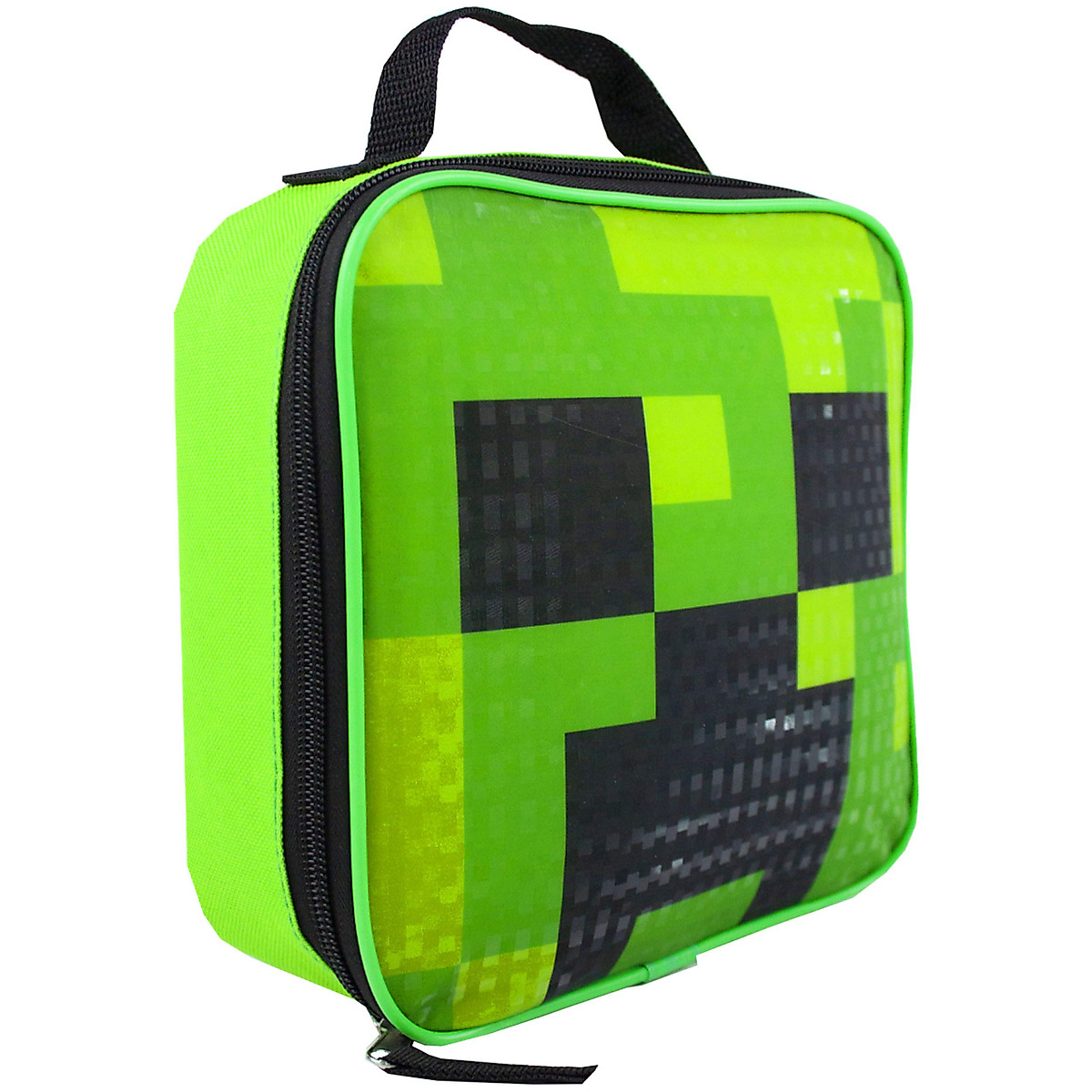 Minecraft Creeper Backpack TNT 5 Piece Set Lunch Box Pencil Case Bottle One Size
