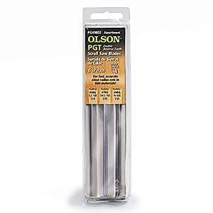 OLSON SAW PG49802 Precision Ground Scroll Saw Blade