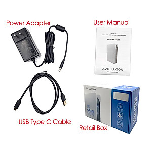 Avolusion PRO-T5 Series 6TB USB 3.0 External Gaming Hard Drive (for PS5 Game Console) (White) - 2 Year Warranty