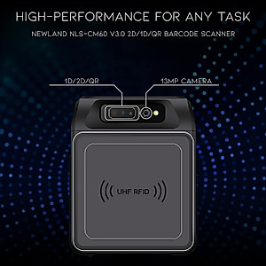 Chainway C5 Wireless Android Pistol-Grip RFID Tag Reader with 2D/1D/QR Barcode Scanner, Android 11, WiFi, Bluetooth, UHF (865MHz-928MHz EPC GEN2)